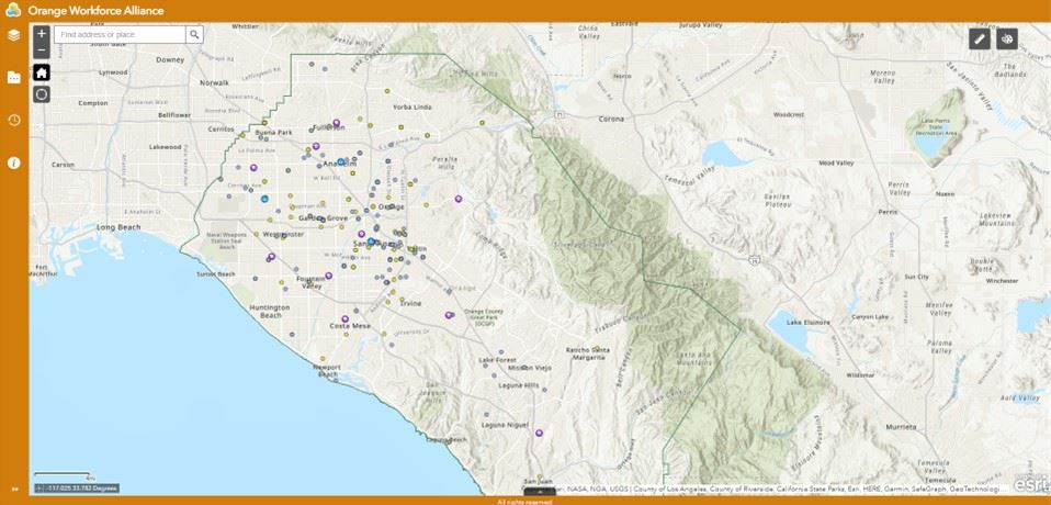 Interactive Resource Map | Anaheim, CA - Remote Reporter Usa